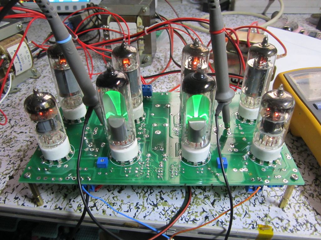 1set pull push tube amp PCB Assembled for EL84 6BQ5 6P14 6P1 6F2 6E1 ...